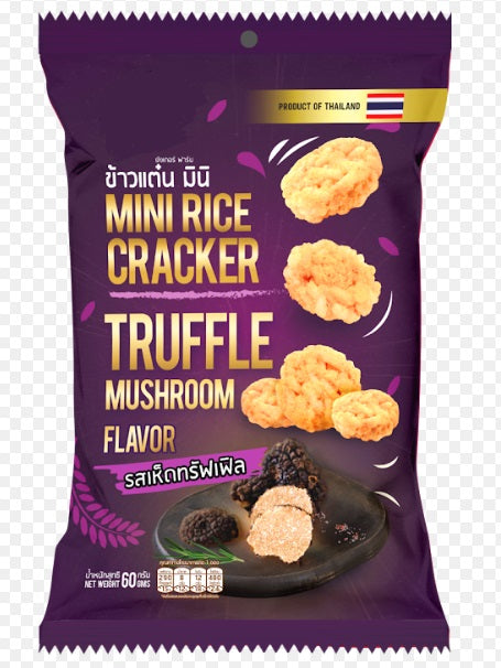 MINI RICE CRACKER 60G. TRUFFLE MUSHROOM FLAVOR – MSCshopping